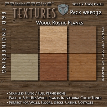Second Life Marketplace - [WRP032] 6 1024px Hi-Res Seamless Wood Plank ...