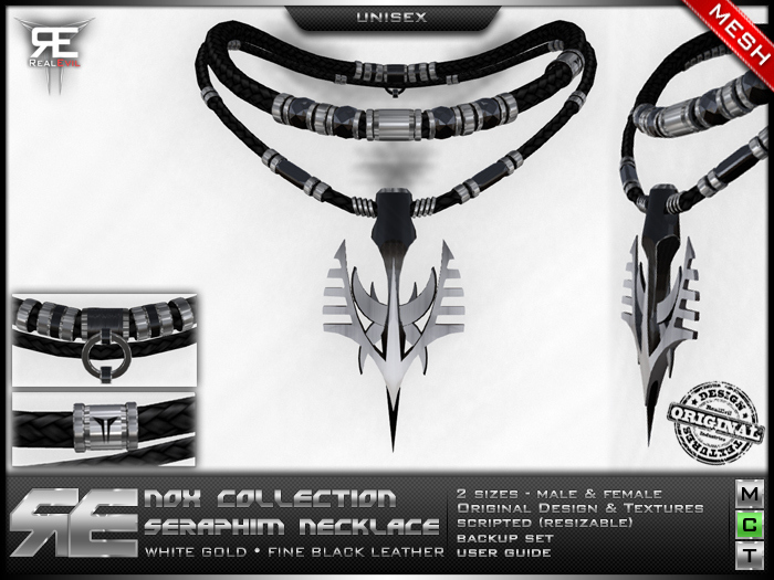 Second Life Marketplace - **RE** NOX Seraphim * Necklace * MESH ...