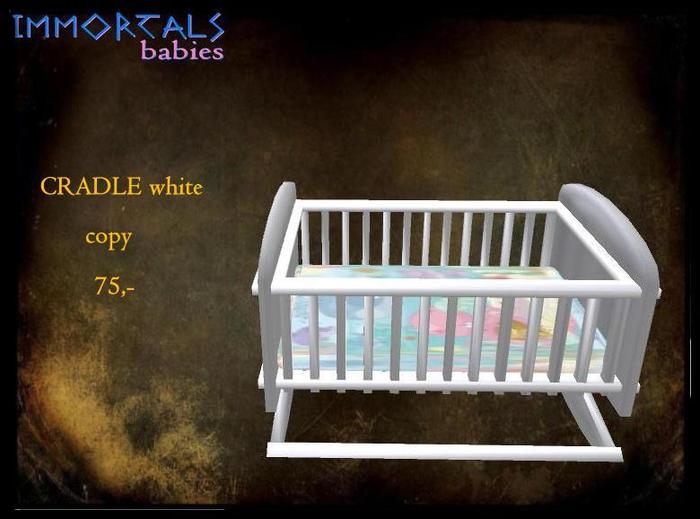 Second Life Marketplace - IMMORTALS BABIES Cradle white