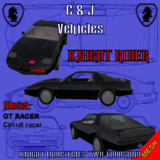Second Life Marketplace - C & J KITT 2000 GT (boxed)