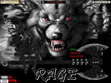Second Life Marketplace - Rage Axe 6.0 (Mesh & Sculpt)