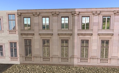 Second Life Marketplace - Palace Facade Textures - Building Wall ...