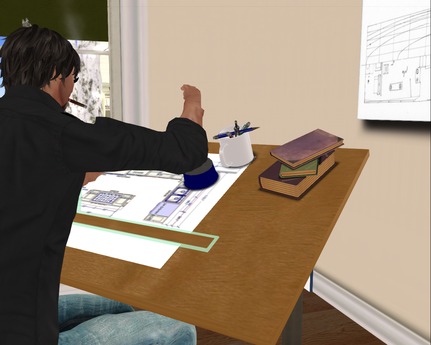 Second Life Marketplace - Drafting Table Industrial Version
