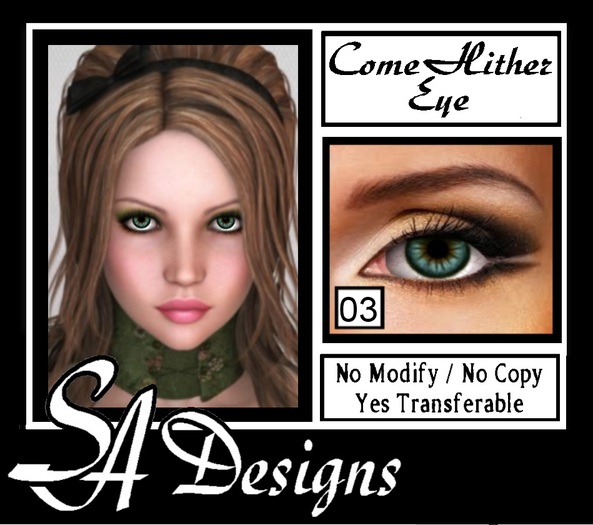 Second Life Marketplace - SA Designs - Come Hither Eye 03