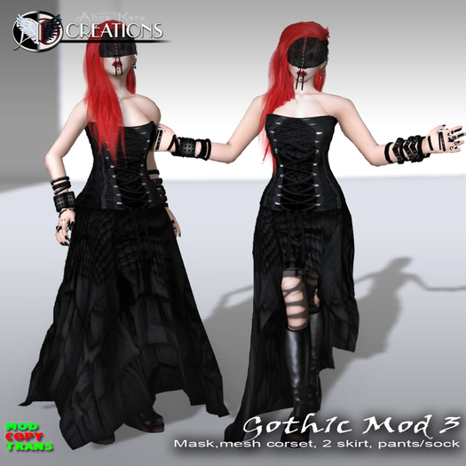 Second Life Marketplace - [AD] Goth1c punk cloth MOD 3