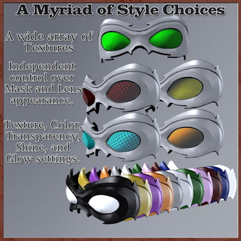 Second Life Marketplace - [H]arsh 'Cryptic' Mask