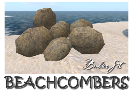 Second Life Marketplace - Beachcombers Boulder Set V1 x 5