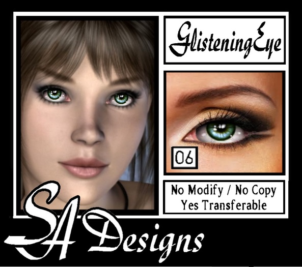 Second Life Marketplace - SA Designs - Glistening Eye 06