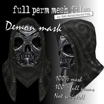 Second Life Marketplace - Demon Mask (Asgard, Viking, Huskarl, Norse)