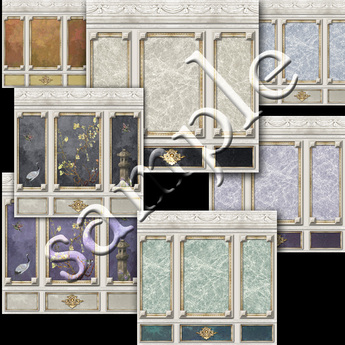 Second Life Marketplace - ~TTT~ French Wall Panels With & Without ...