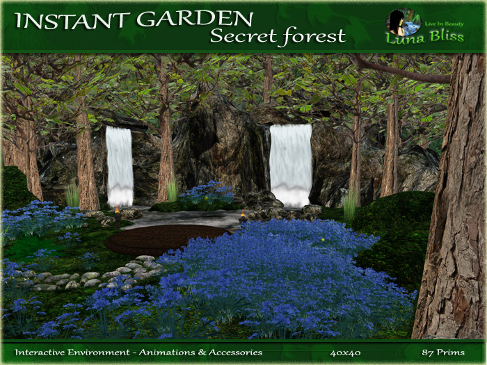 Second Life Marketplace - Forest Garden - Secret Forest Instant Garden
