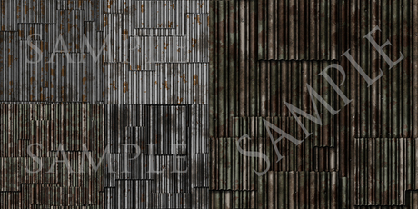 Second Life Marketplace - TRU Textures - Corrugated Rusted Metal Roof ...