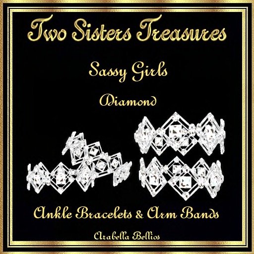 Second Life Marketplace - TST - SASSY GIRLS DIAMOND ANKLE BRACELETS ...