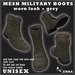 Second Life Marketplace - :ENNA: MESH Military Boots - grey