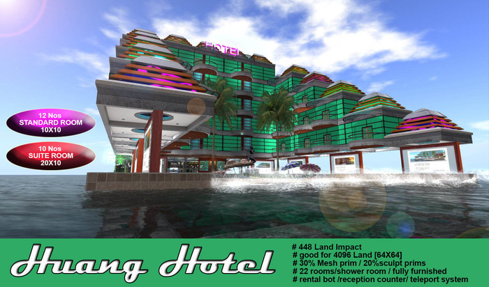 Second Life Marketplace - My Hotel [22 rentable units]