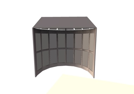 Second Life Marketplace - Bay Window half circle Mesh Full Perm