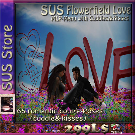 Second Life Marketplace - SUS Flowerfield LOVE MLP(copy)