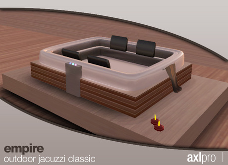 Second Life Marketplace - AXL pro box - Empire Outdoor Jacuzzi Classic