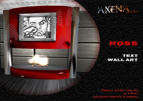 Second Life Marketplace - Ross "Text Wall Art"