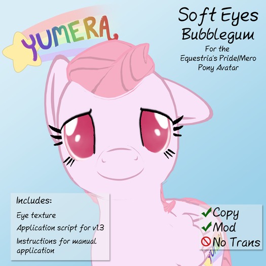 Second Life Marketplace - Yumera - Soft Eyes Bubblegum