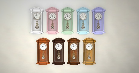 Second Life Marketplace - W.o.W. ~ Wall Clock 9 textures VIA MENU