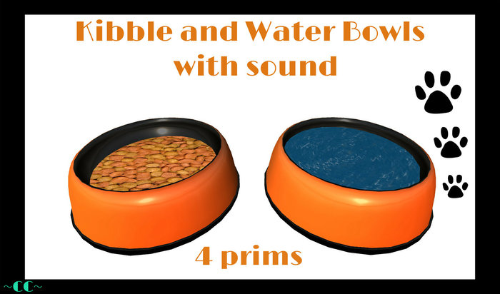 Second Life Marketplace - ~CC~ Kibble and Water (orange)