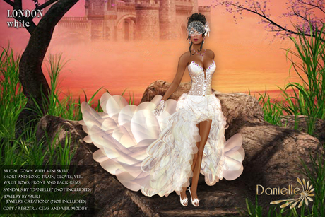 Second Life Marketplace - DANIELLE London White / with Appliers