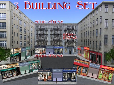 Second Life Marketplace - *SD* Buildings Set 1-3