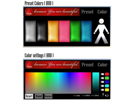 Second Life Marketplace - Virtual Hijab "Amar" Short, +HUD thousands ...