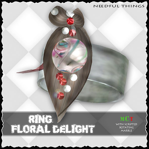 Second Life Marketplace - ::NT:: FLORAL DELIGHT RING