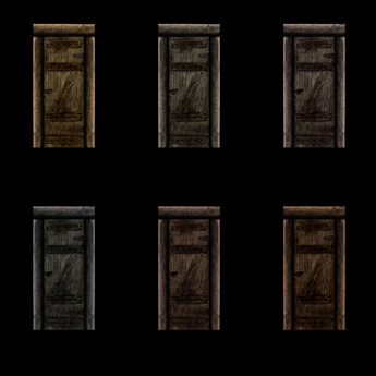 Second Life Marketplace - ~TTT~ Twisted Rustic Cabin Door Textures ...