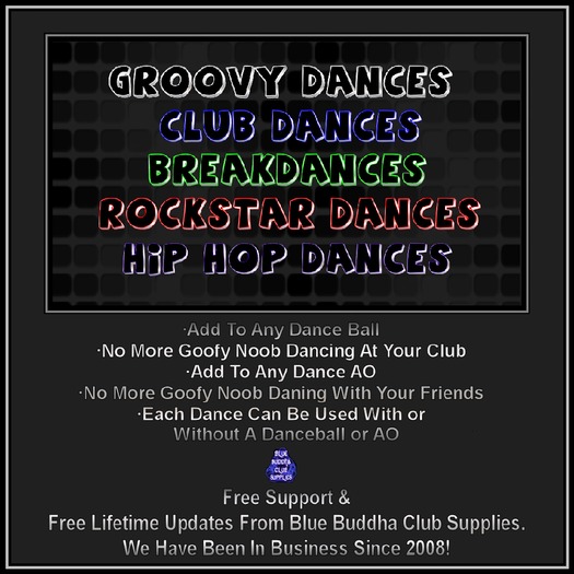 Second Life Marketplace - ** SALE ** ONLY 295 L ** DANCE PACK - 81 Club ...