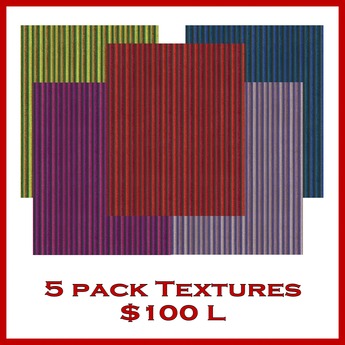 Second Life Marketplace - ATB Ribbed Velvet v5-pk Design Textures