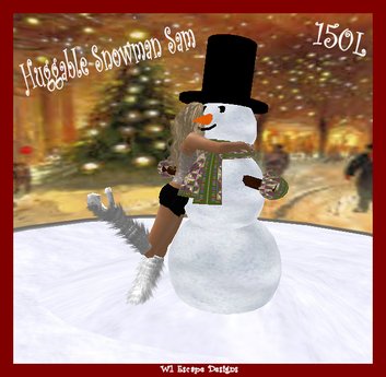 Second Life Marketplace - Huggable Snowman Sam