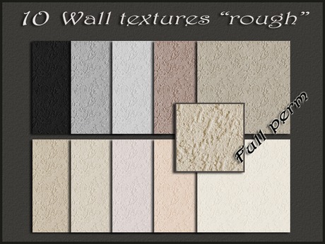 Second Life Marketplace - Pack 10 wall textures "rough"