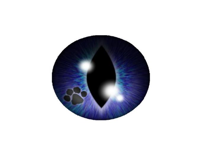 Second Life Marketplace - Neko Paw Eyes - Night Blue (2 Pack)