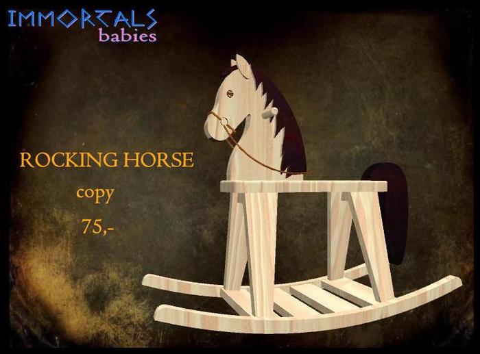 Second Life Marketplace - IMMORTALS BABIES ROCKING HORSE
