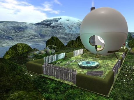 Second Life Marketplace - .pw. BOXED fantasy home sky platform
