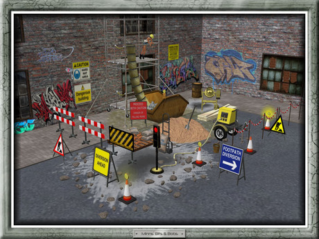 Second Life Marketplace - CONSTRUCTION SITE - MEGAPACK
