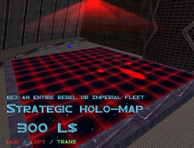 Second Life Marketplace - strategic holo-map