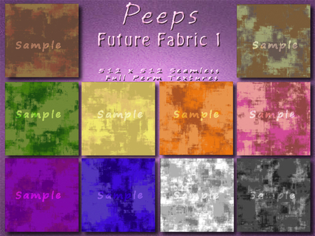 Second Life Marketplace - Peeps Textures Future Fabric 1