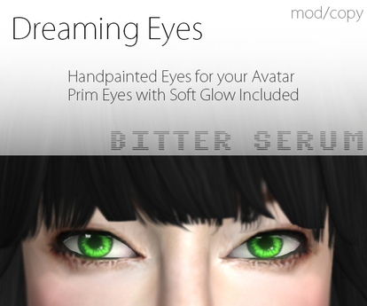 Second Life Marketplace - Bitter Serum // Dreaming Eyes - Green