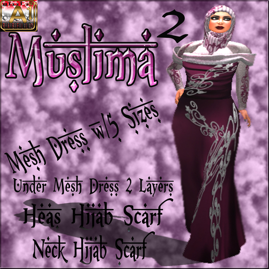 Second Life Marketplace - .:Arabello:.Muslima 2 Hijab outfit