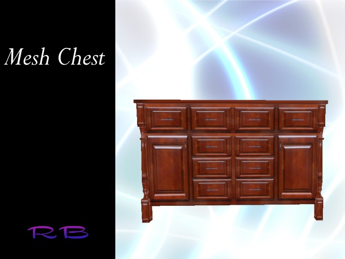 Second Life Marketplace - [RB Creations] Mesh Chest (Boxed)