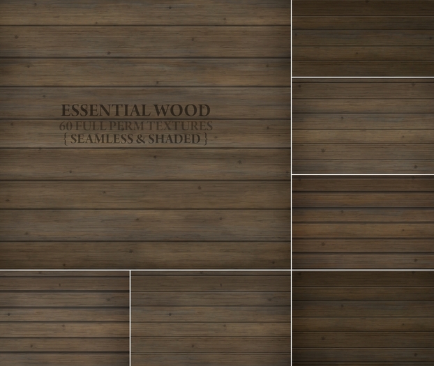 Second Life Marketplace - Essential Wood { 60 full perm textures ...