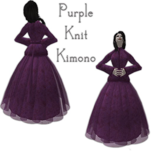 Second Life Marketplace - Purple Knit Ritual Robe