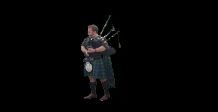 Second Life Marketplace - Scottish stand up greeter figure tartan bag pipes