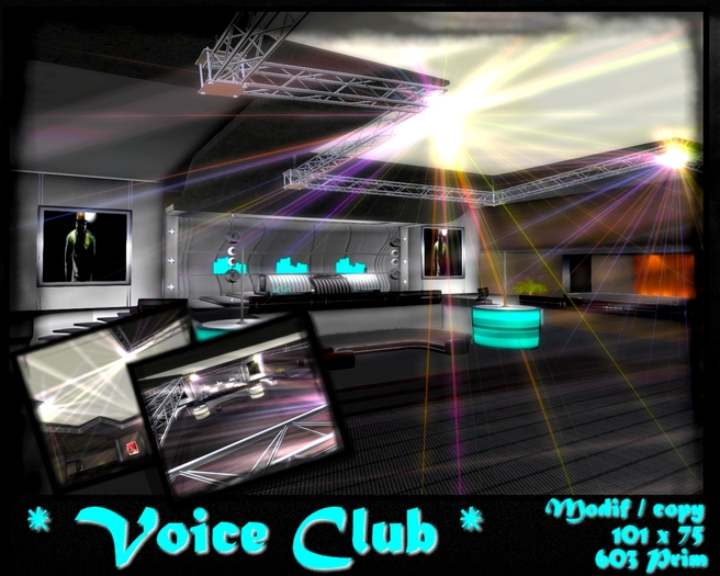 Second Life Marketplace - * Voice Club * Club Effect Lights, DJ Booth ...