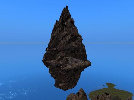 Second Life Marketplace - -Raised Rock Mountain- Single Rock Den