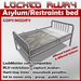 Second Life Marketplace - L.A. Asylum / restraints Bed (copy)